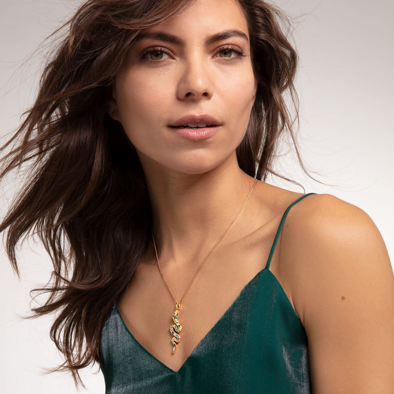 Thomas Sabo Pendant Bright Golden-Coloured Snake | FREE DELIVERY